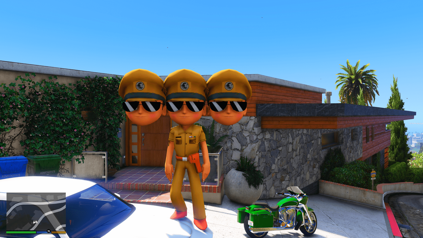 Download GTA 5 Mods Little Singham Big Head AddonPed | G5Mods