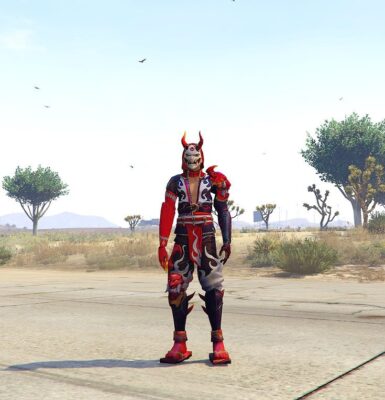 GTA 5 Mods Blood Moon Samurai Free Fire | G5Mods