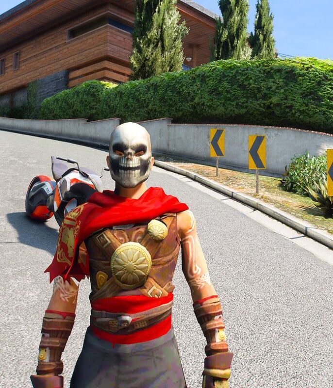 Download GTA 5 Mods Free Fire Black Skull Addon Ped | G5Mods