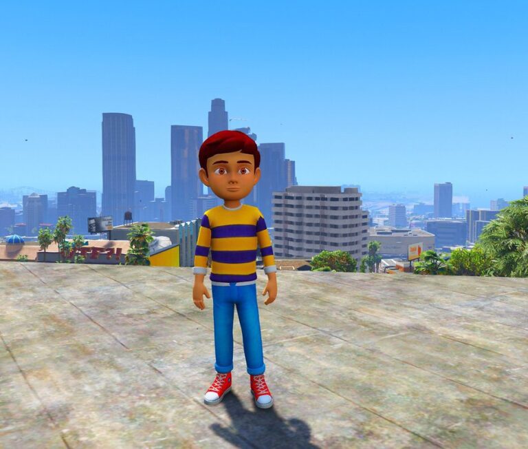 RUDRA INDIA CARTOON ADDON PED GTA 5 MODS - G5 Mods