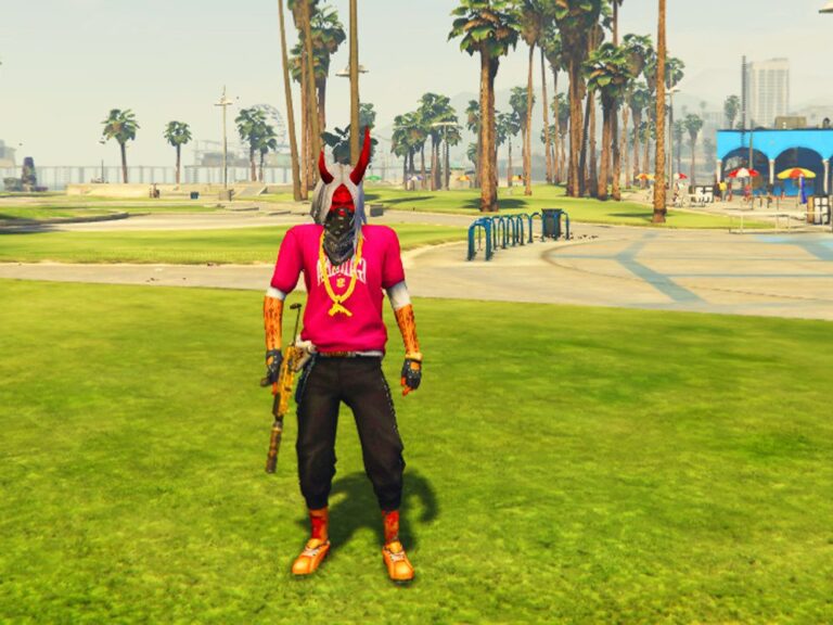 GTA 5 Zombie Samurai Mask with Season 2 Free Fire | G5Mods