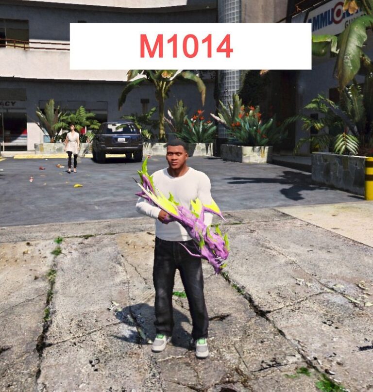 GTA 5 Mods Free Fire Green Flame Draco M1014 - G5 Mods