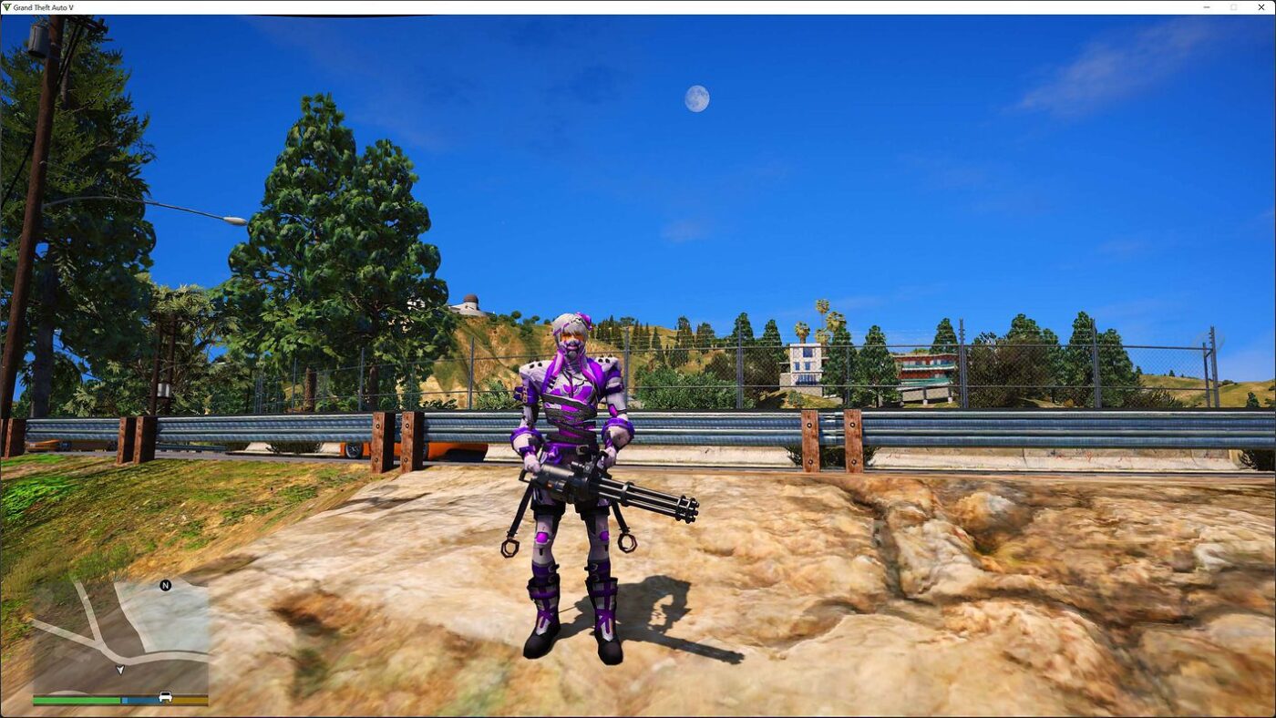 GTA 5 Mods Free Fire Arctic Raging Violet Bundle | G5Mods