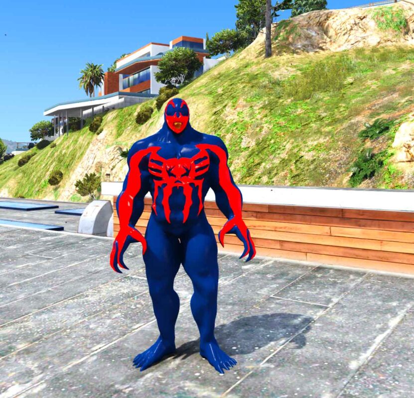GTA 5 Mods Venom 2099 Red Eye Addon Ped | G5 Mods