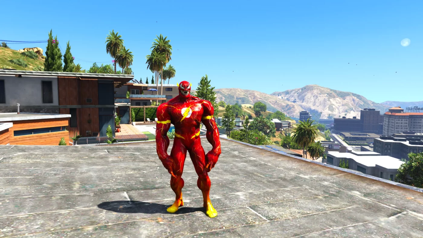 GTA 5 Mods God Venom Flash Addon Ped | G5Mods
