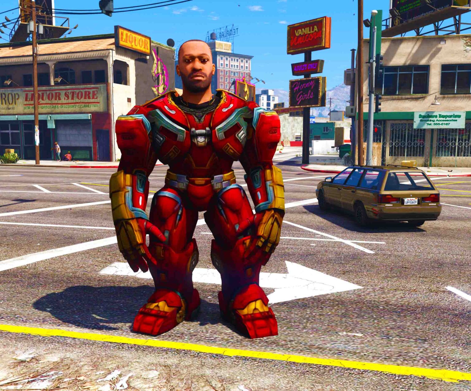 GTA 5 Mods Franklin Hulk Buster Indian bike driving 3d Addonped | G5Mods