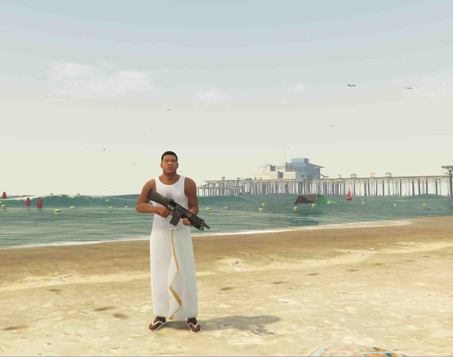 Download GTA 5 Mods Franklin Anna For Onam Addon Ped | G5Mods