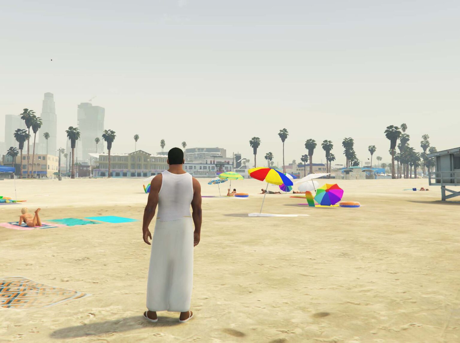 Download GTA 5 Mods Franklin Anna For Onam Addon Ped | G5Mods