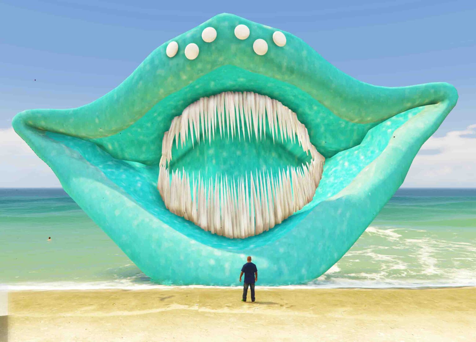 GTA 5 Mods El Gran Maja Big Addon Ped (Blue) | G5Mods