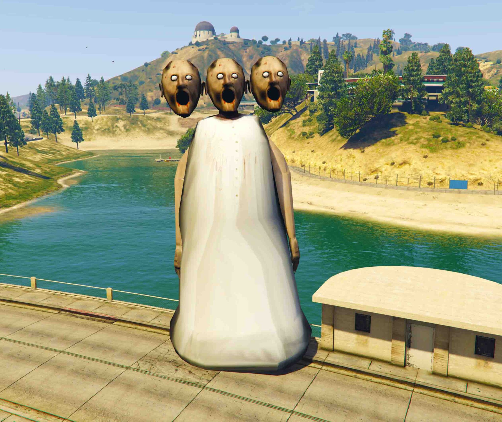 GTA 5 Mods 3 Head Granny Giant Addonped | G5Mods