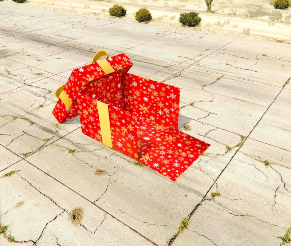 Gta 5 Mods Christmas Red open Boxes AddonProps | G5 Mods