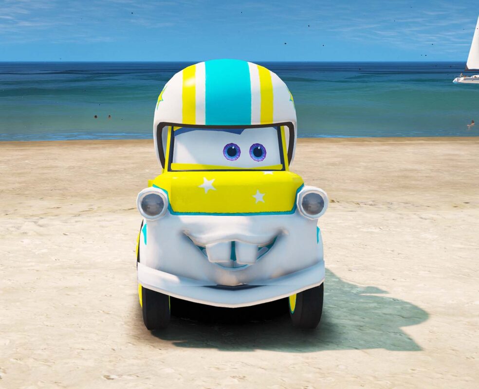 Download GTA 5 Mods Tow Mater Yellow Addon Vehicle | G5Mods