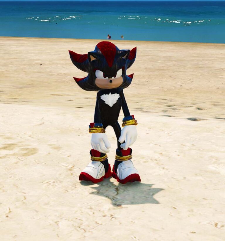 Download GTA 5 Mods Black Sonic AddonPed | G5Mods
